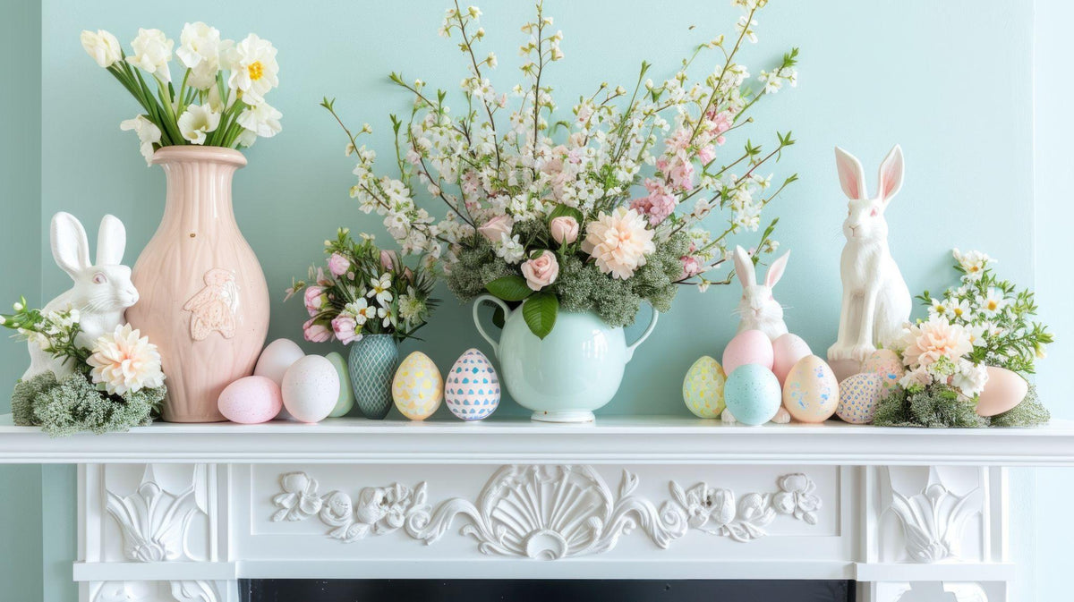 Easter Mantel Decor Ideas to Refresh Your Space & CAPO Fireside
