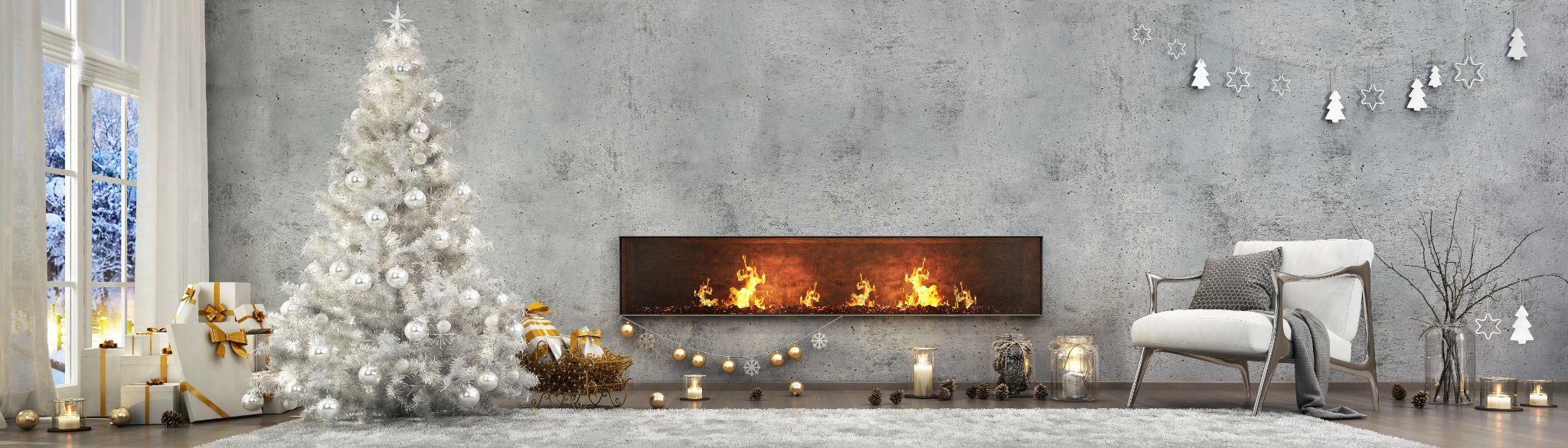 White Christmas Tree Fireplace 32 Best White Christmas Tree Ideas To