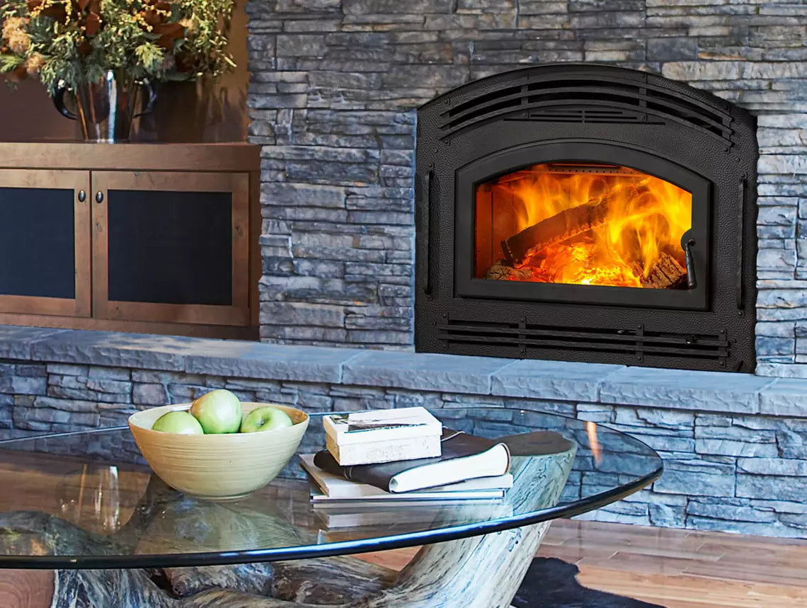 Pioneer II Wood-Burning Fireplace & CAPO Fireside