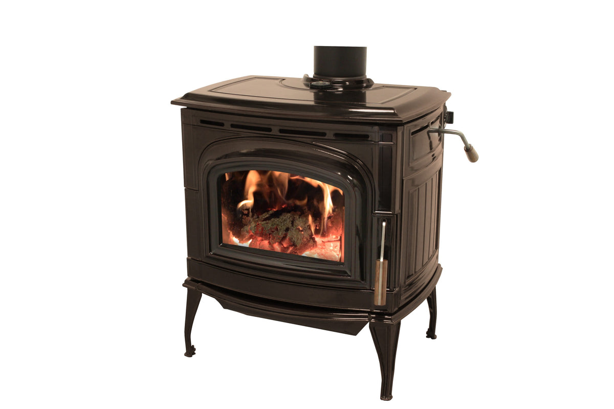 Ashford 30.2 Wood Stove Body in Chestnut Brown Porcelain Enamel & CAPO ...